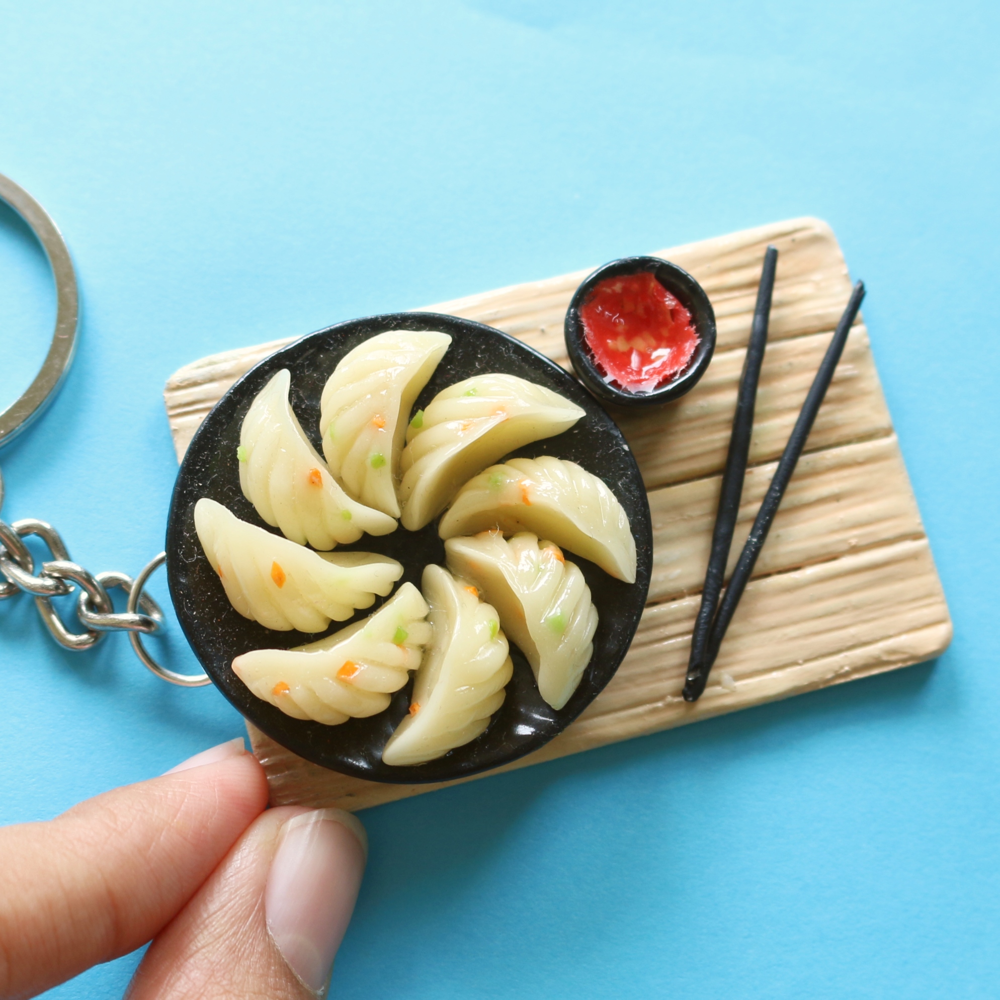 Momos Miniature Keychain – CN Arts Miniatures